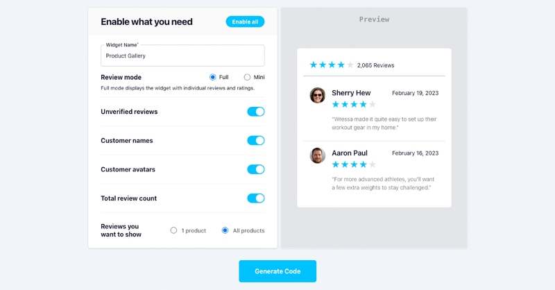 Introducing embeddable reviews
