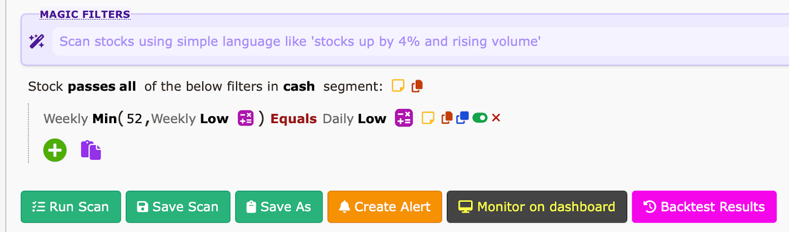 Automate Your “52 Week Low” Using Chartink and AlgoTest | AlgoTest Blog